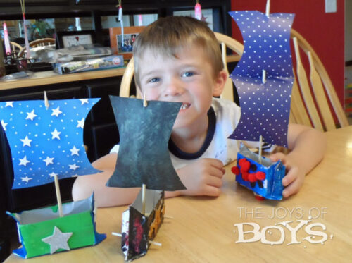 Summer Day Camp: Juice Box Boats - The Joys of Boys