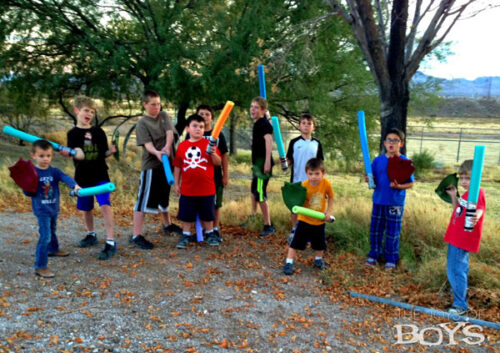 Pool Noodle Swords - The Joys of Boys