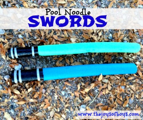 Pool Noodle Swords - The Joys of Boys