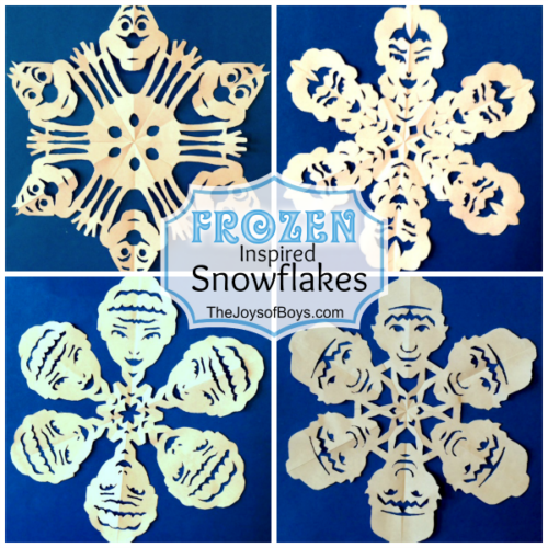 Frozen Snowflakes - Inspired by Disney's Frozen - The Joys of Boys