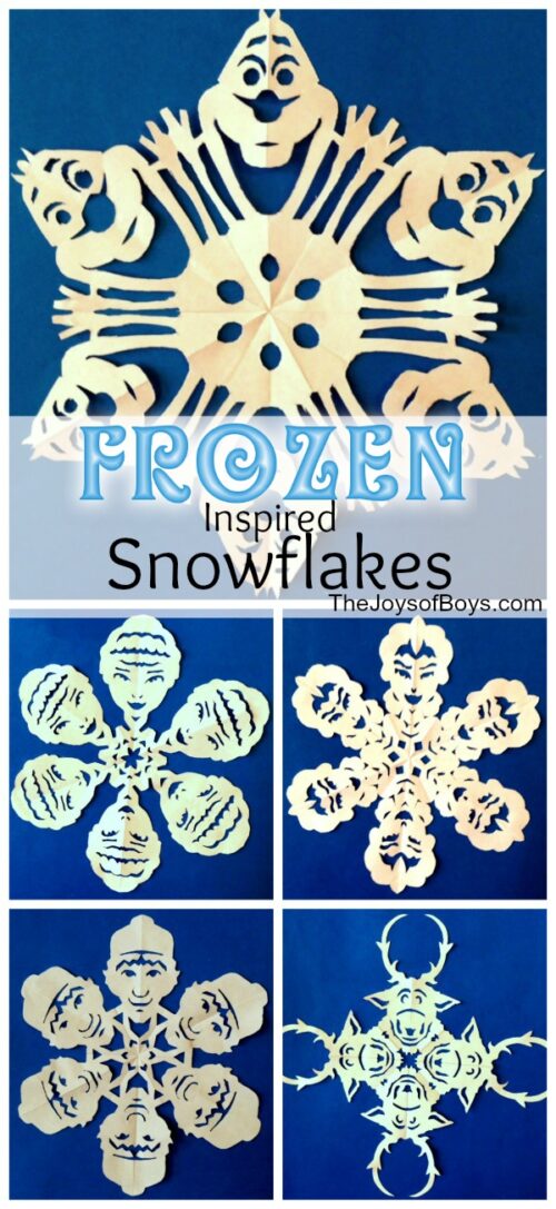 Frozen Snowflakes - Inspired by Disney's Frozen - The Joys of Boys