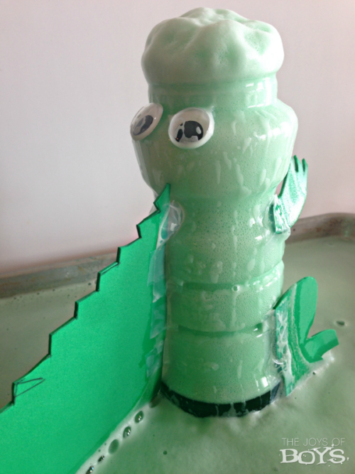 Foaming Dragon Science Experiment