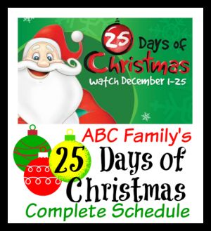 ABC Family 25 Days of Christmas Plus Other Must-see Holiday Favorites ...