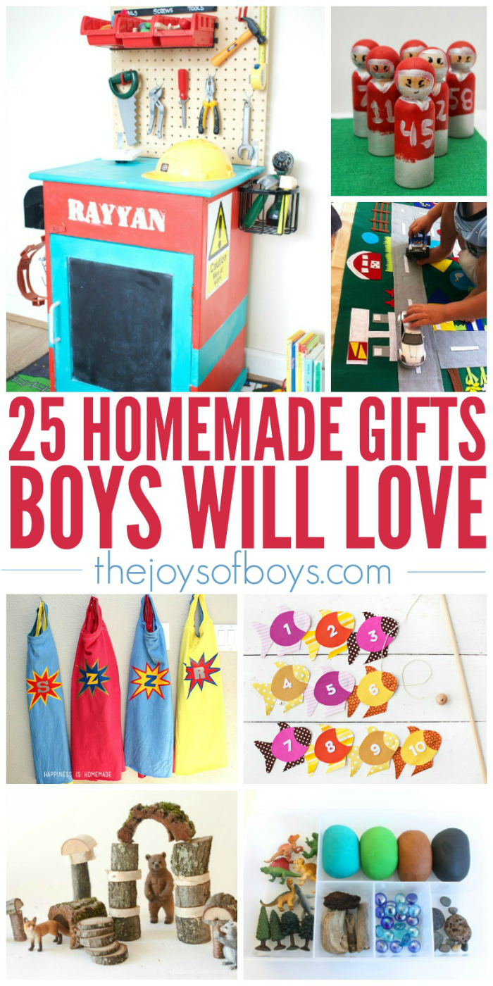 25 Homemade Gifts Boys Will Love | Gift Ideas for Boys