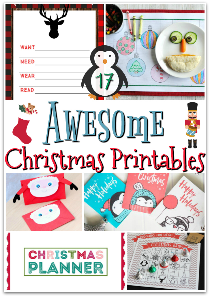17 Free Christmas Printables Kids Will Love - The Joys of Boys
